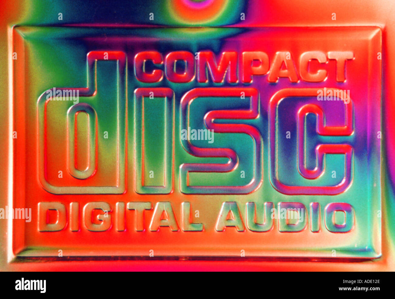 Cross polarised image of CD jewel case Stock Photo - Alamy