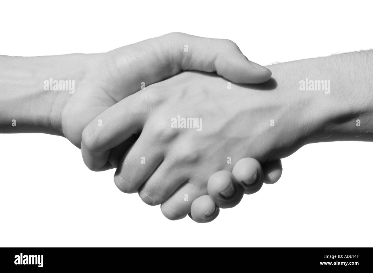 Black and white shaking hands hi-res stock photography and images - Alamy