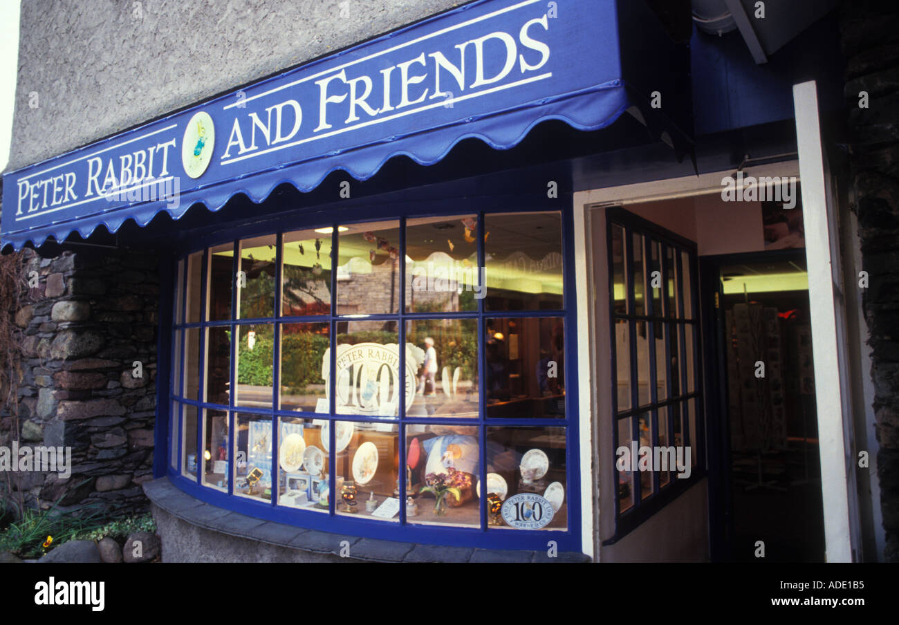 England Lake District Grasmere Peter Rabbit Shop Stock Photo - Alamy
