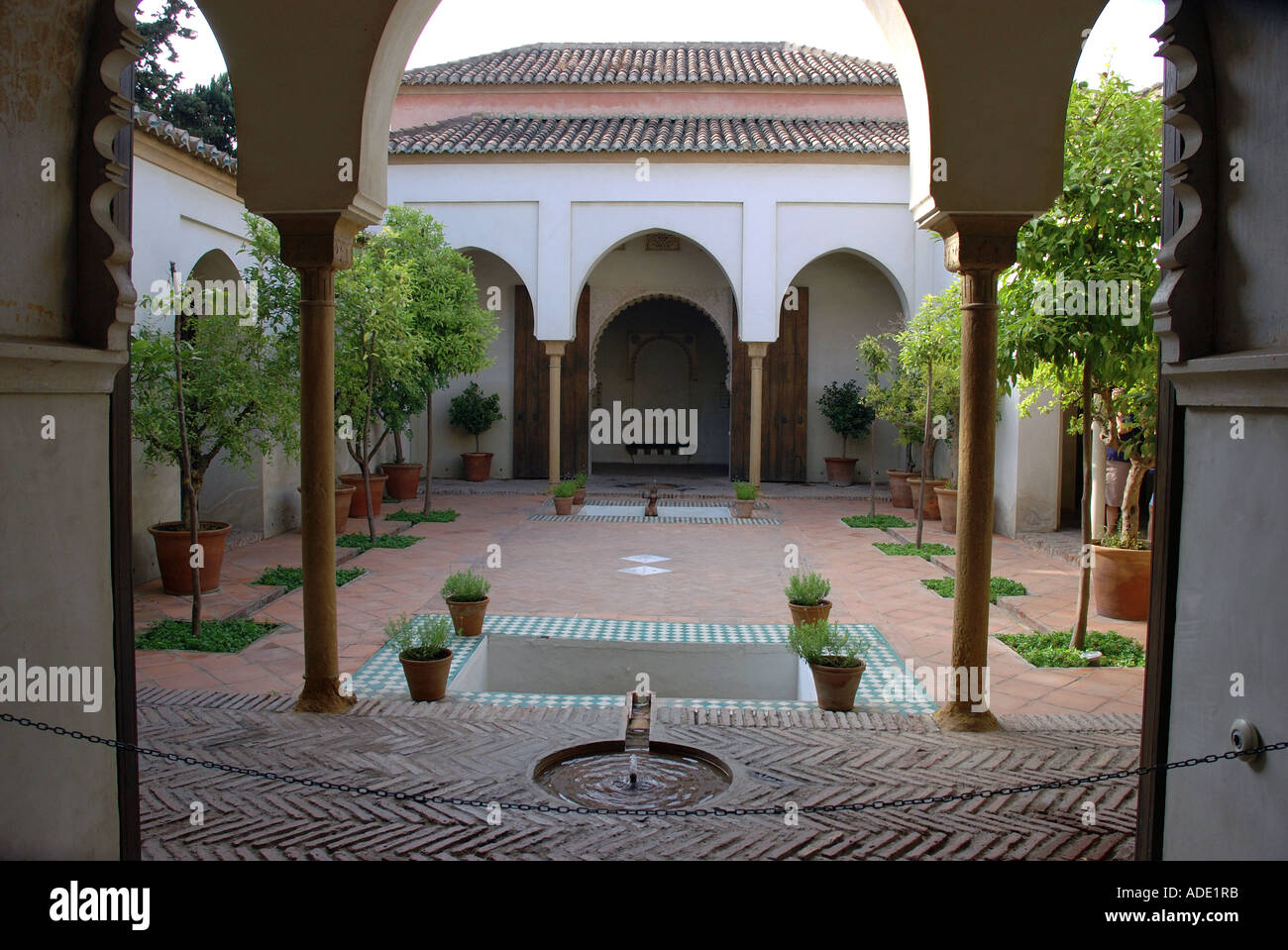 View of Alcazaba Palace Castle Gibralfaro Malaga Costa del Sol Sun ...