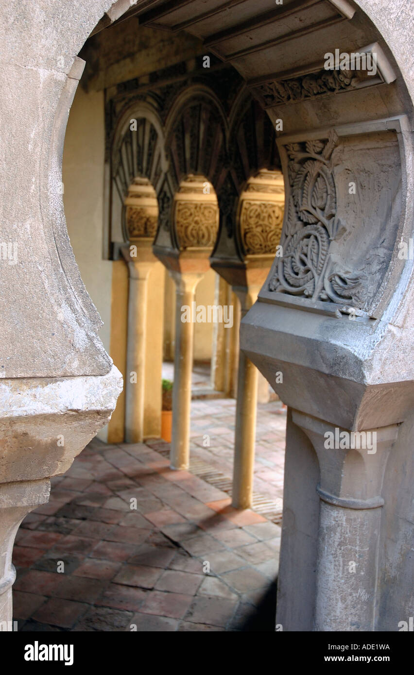 View of Alcazaba Palace Castle Gibralfaro Malaga Costa del Sol Sun ...
