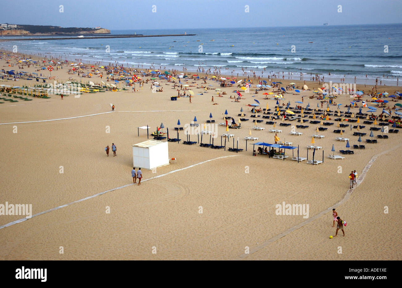 Panoramic view of the seafront and beach of Portimão Portimao Algarve ...