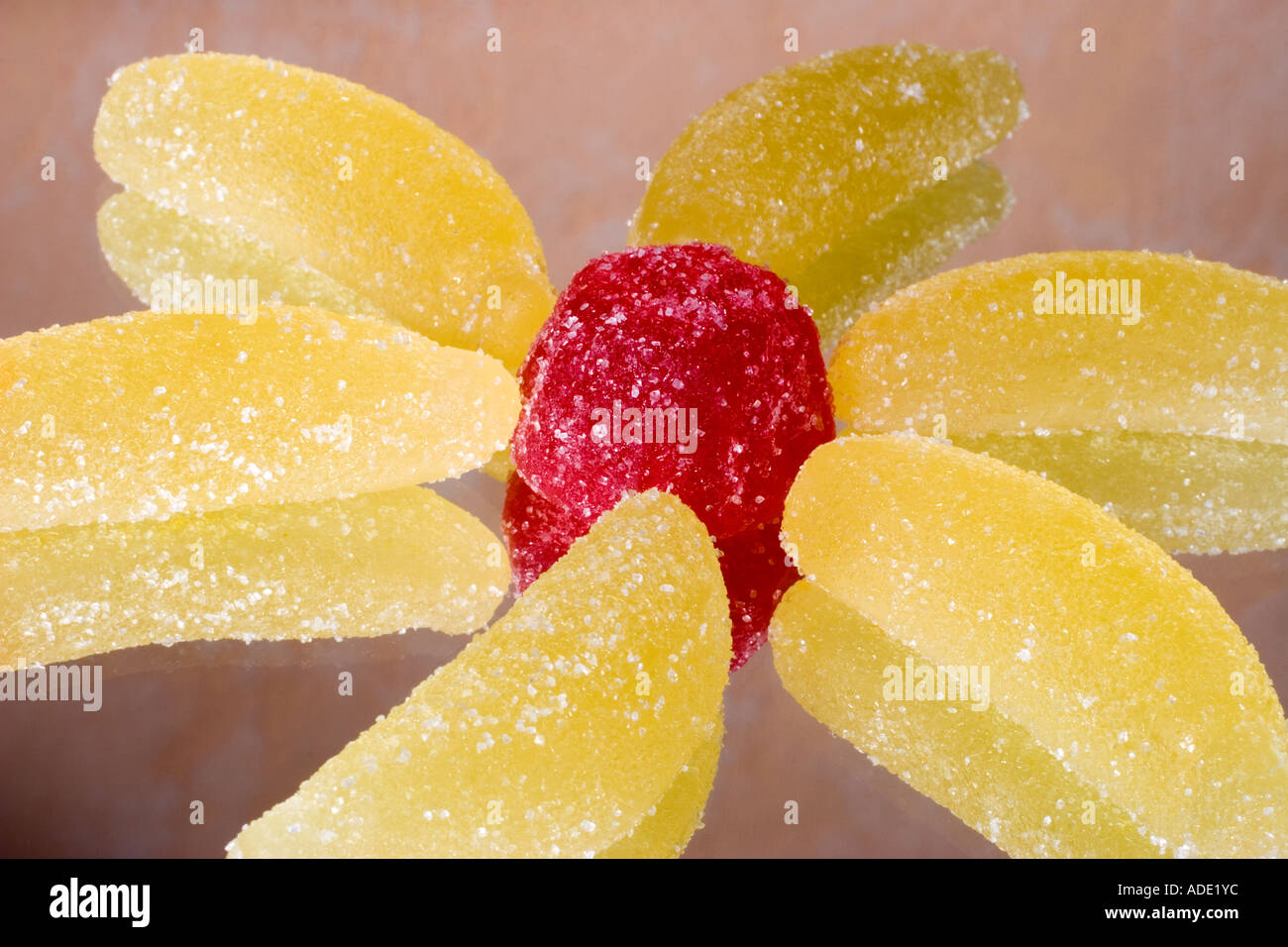 Sweetened jelly fruit assortment Gelee Früchte gezuckert Stock Photo ...