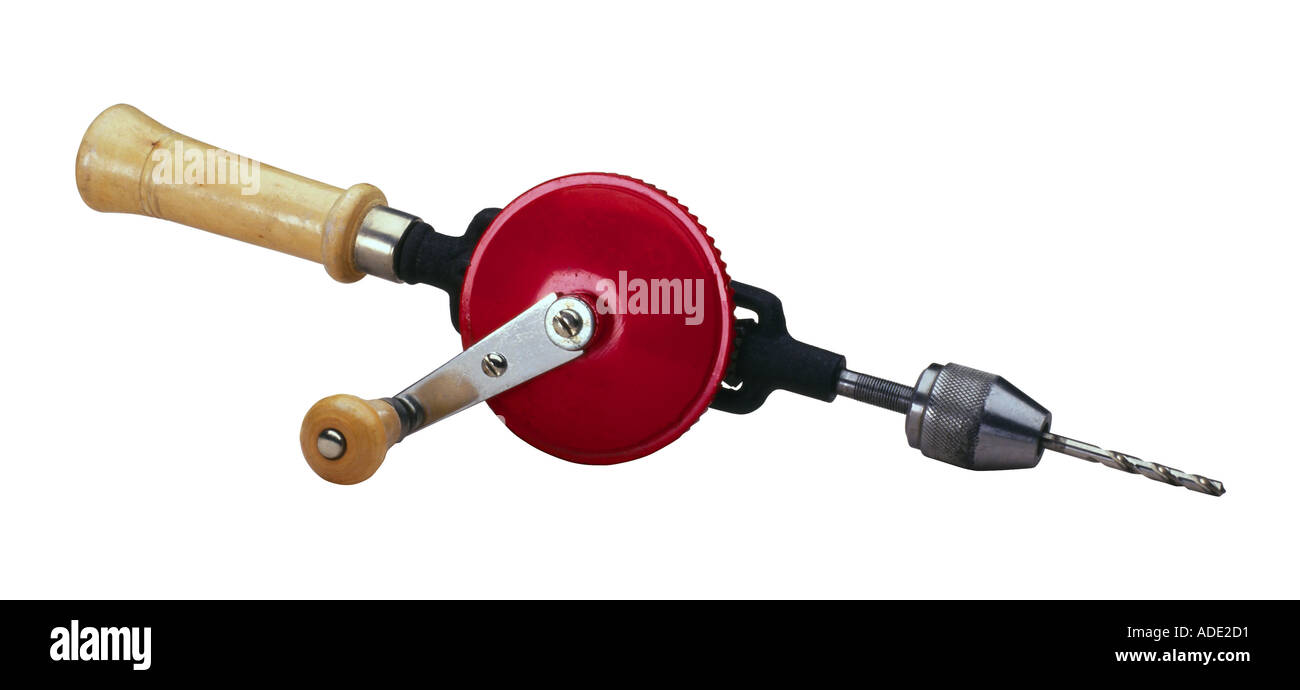 Hand brace drill hi-res stock photography and images - Alamy