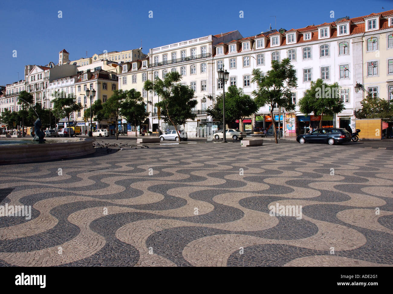 Rossio Square Dom Pedro IV King Peter Praca Pombaline Façade Lisbon ...