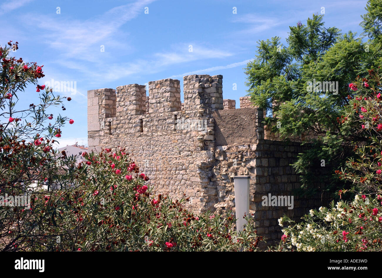 View of the Castelo de Tavira Castle Algarve Iberia Portugal Europe ...