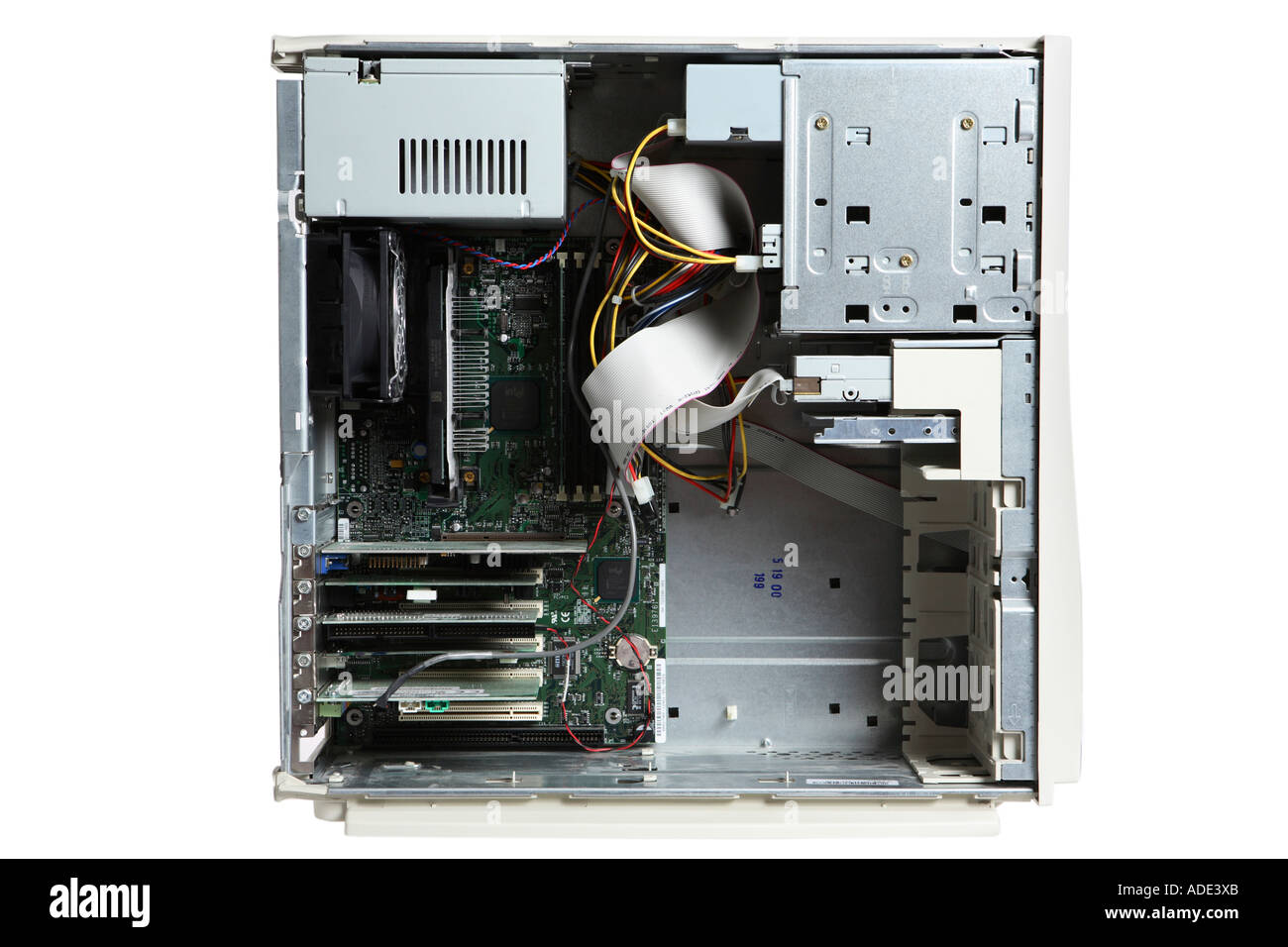 Inside view of Personal Computer Stock Photo - Alamy