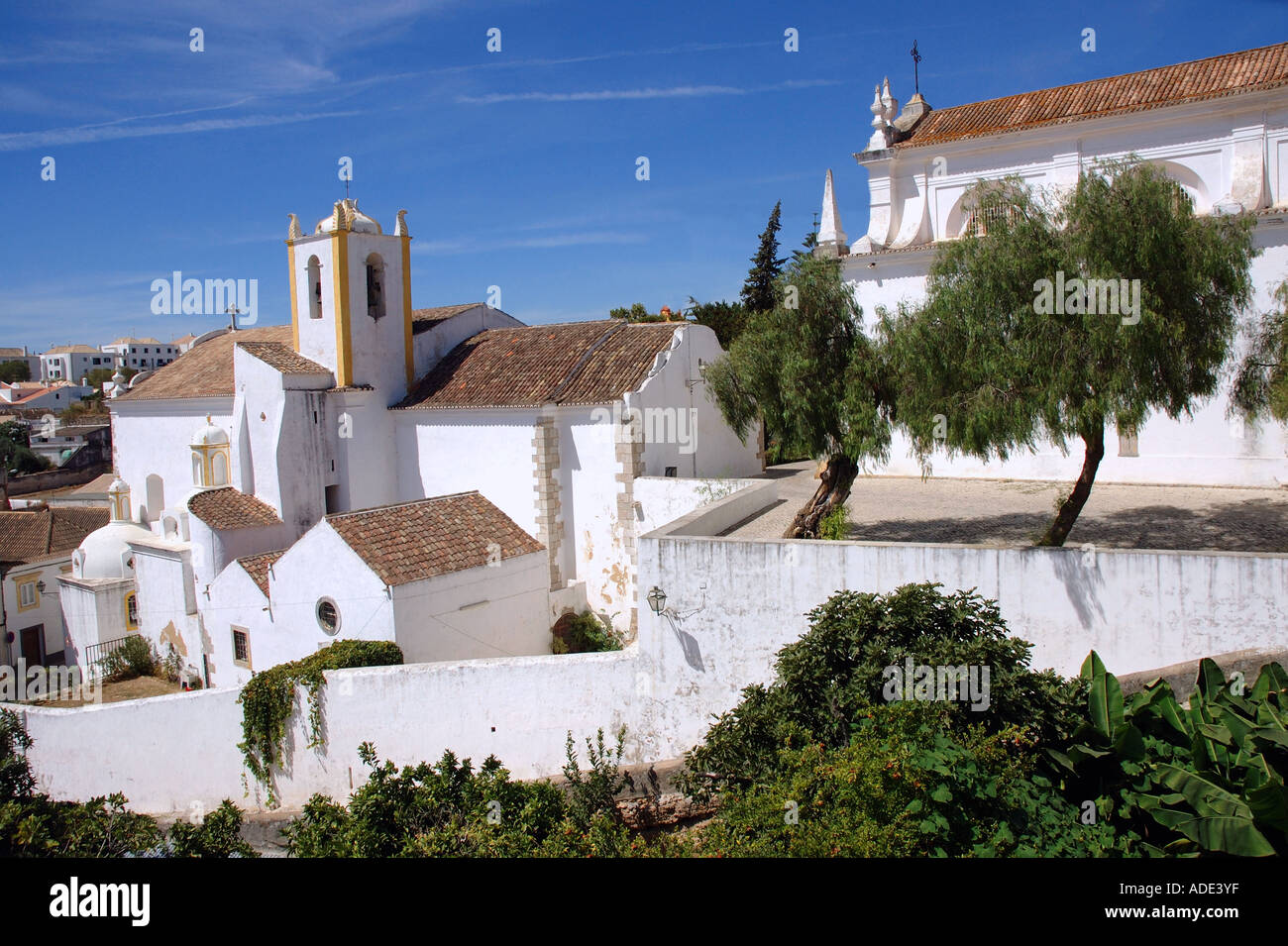 Panoramic view of Igreja de Santa Maria do Castelo Matriz St. Saint ...