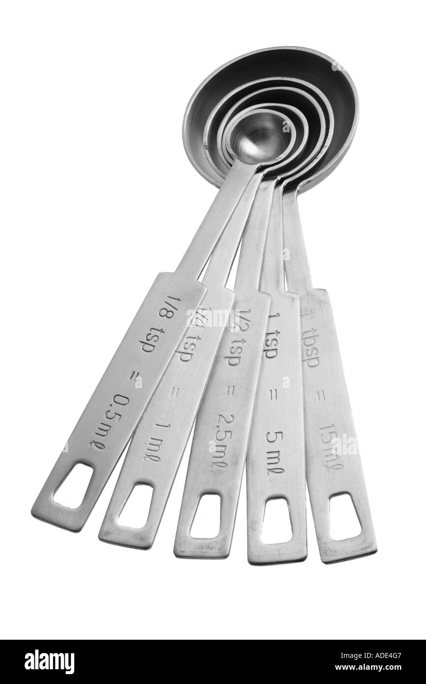 Measuring spoons cups hi-res stock photography and images - Alamy