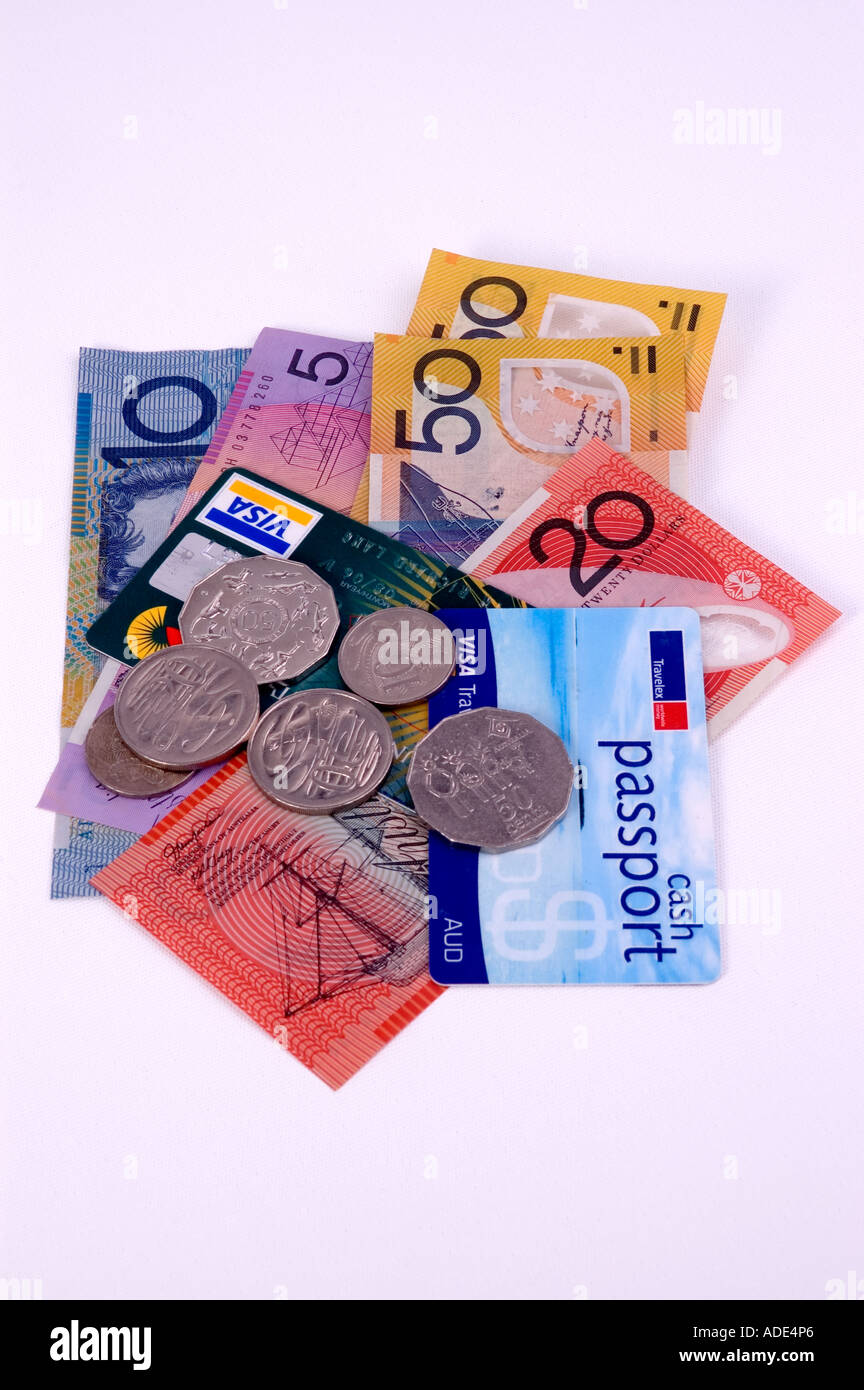 Australian coins and notes hi-res stock photography and images - Alamy