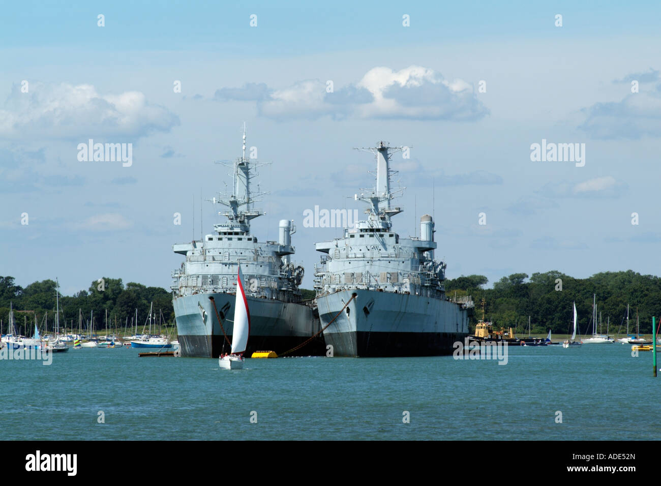 Warship graveyard Unwanted old Royal Navy ships wait their fate ...