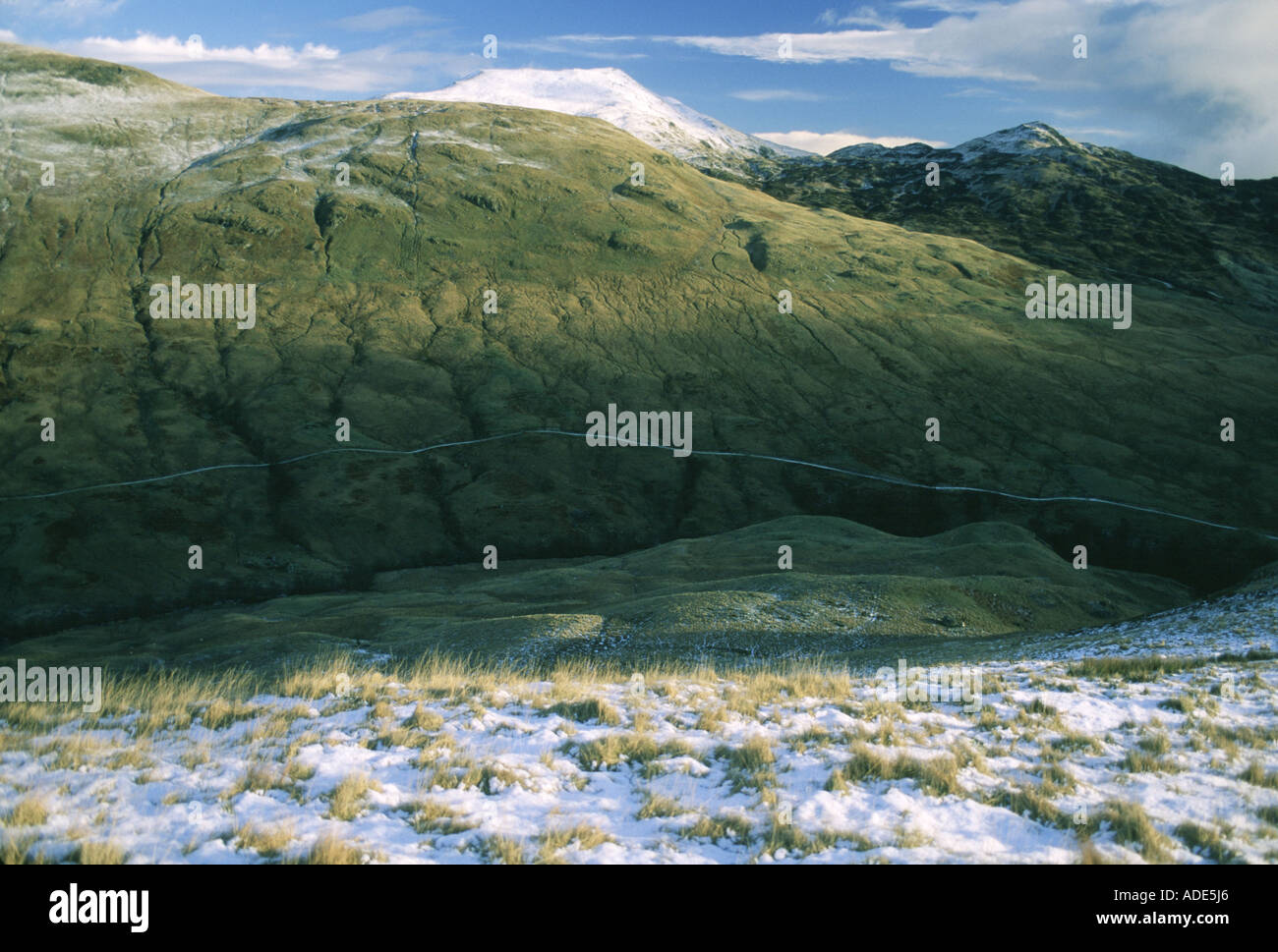 View to Ben Ledi Glen Finglas, Scotland UK Stock Photo - Alamy