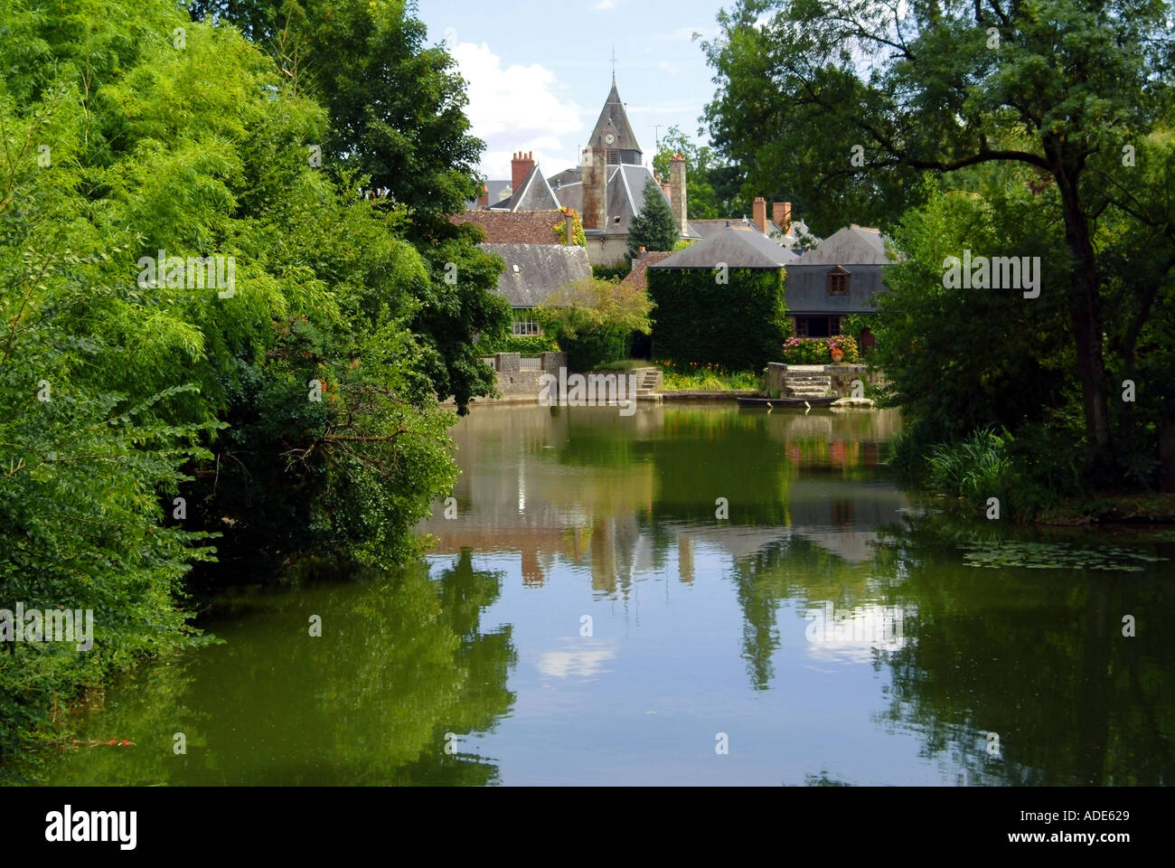 france loire valley and centre indre et loire touraine the river indre ...