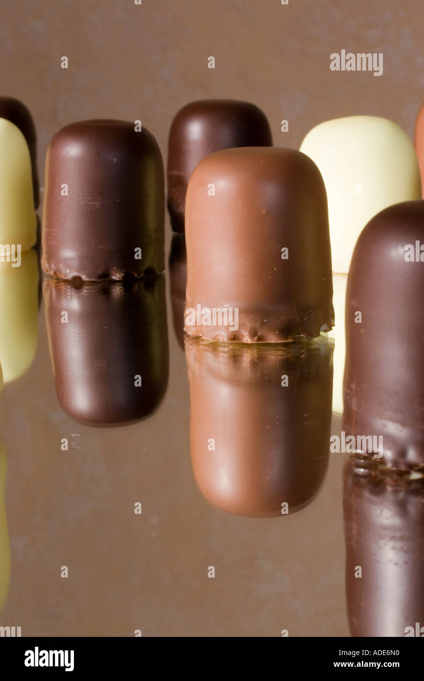 Schokolade foamy chocolate Negerkuss Stock Photo - Alamy