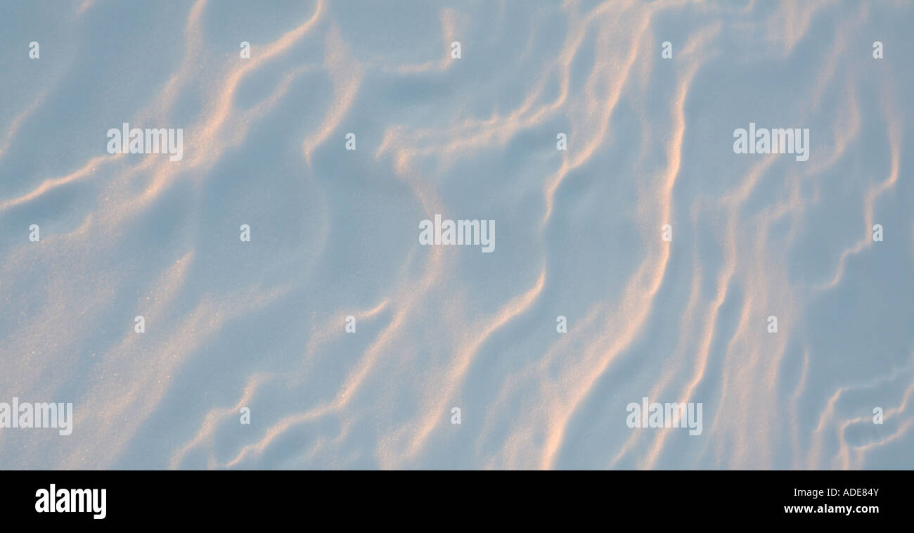 drift snow patterns frozen lake michigan rock island state park door ...