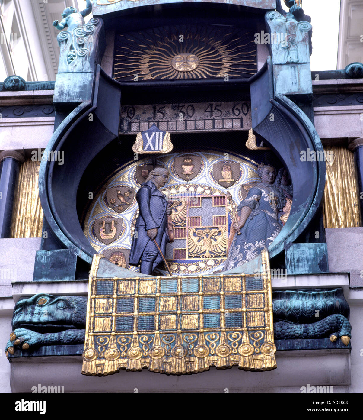 Viennese clock hi-res stock photography and images - Alamy