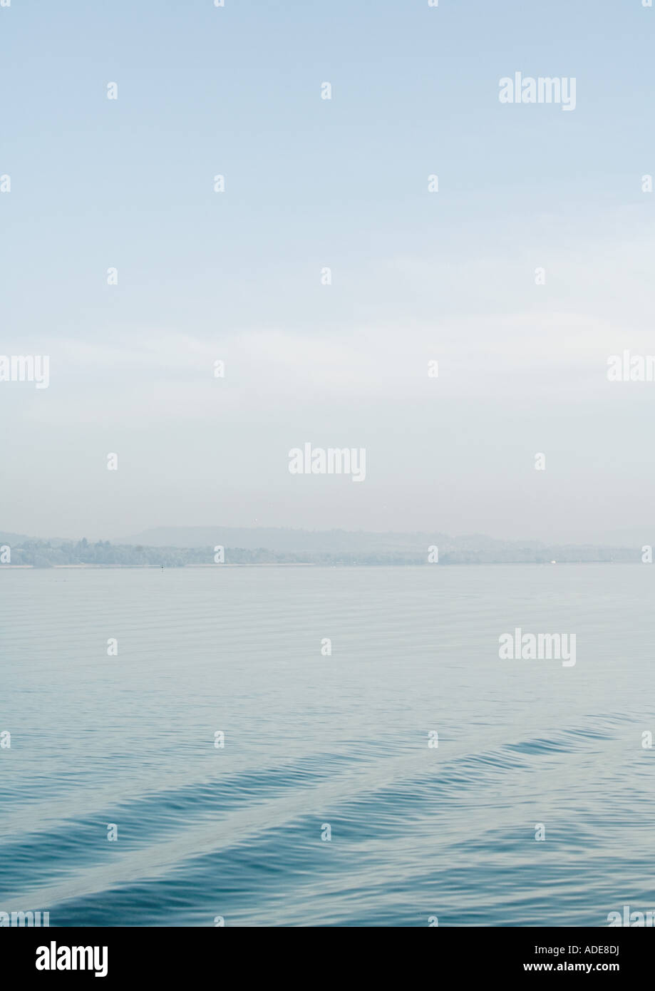 Lake, surface of water rippling Stock Photo - Alamy