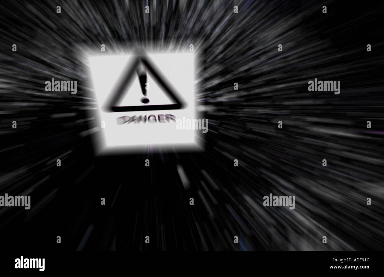 danger sign at cliff edge minsmere suffolk England Stock Photo - Alamy