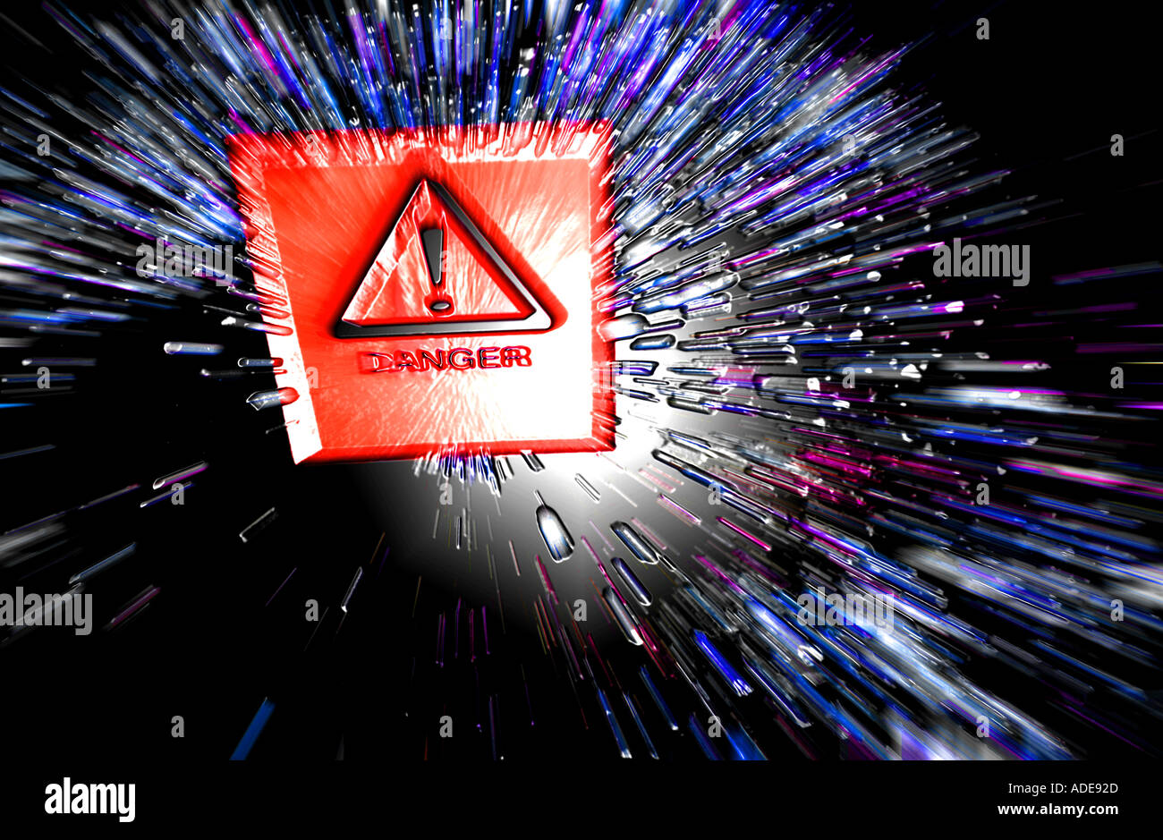 danger sign at cliff edge minsmere suffolk England Stock Photo - Alamy