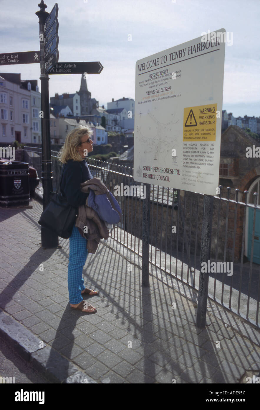 Tenby Signs High Resolution Stock Photography and Images - Alamy