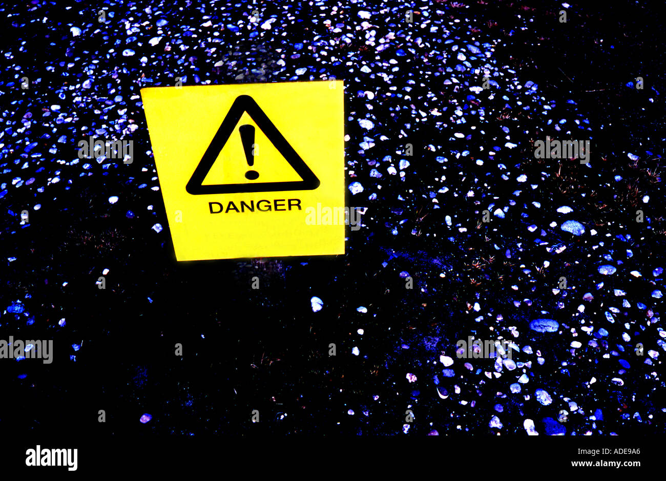 danger sign at cliff edge minsmere suffolk England Stock Photo - Alamy