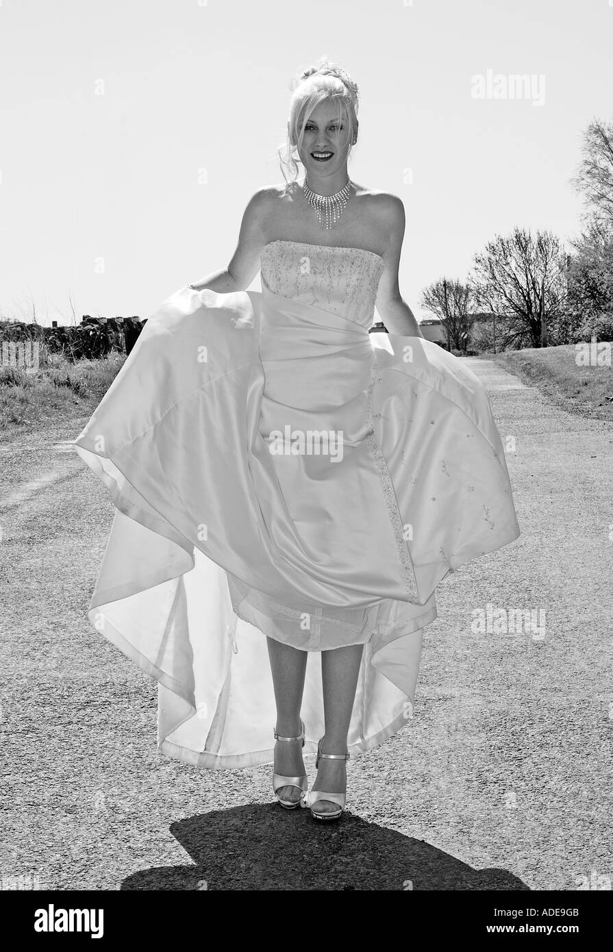 Runaway bride Black and White Stock Photos & Images - Alamy
