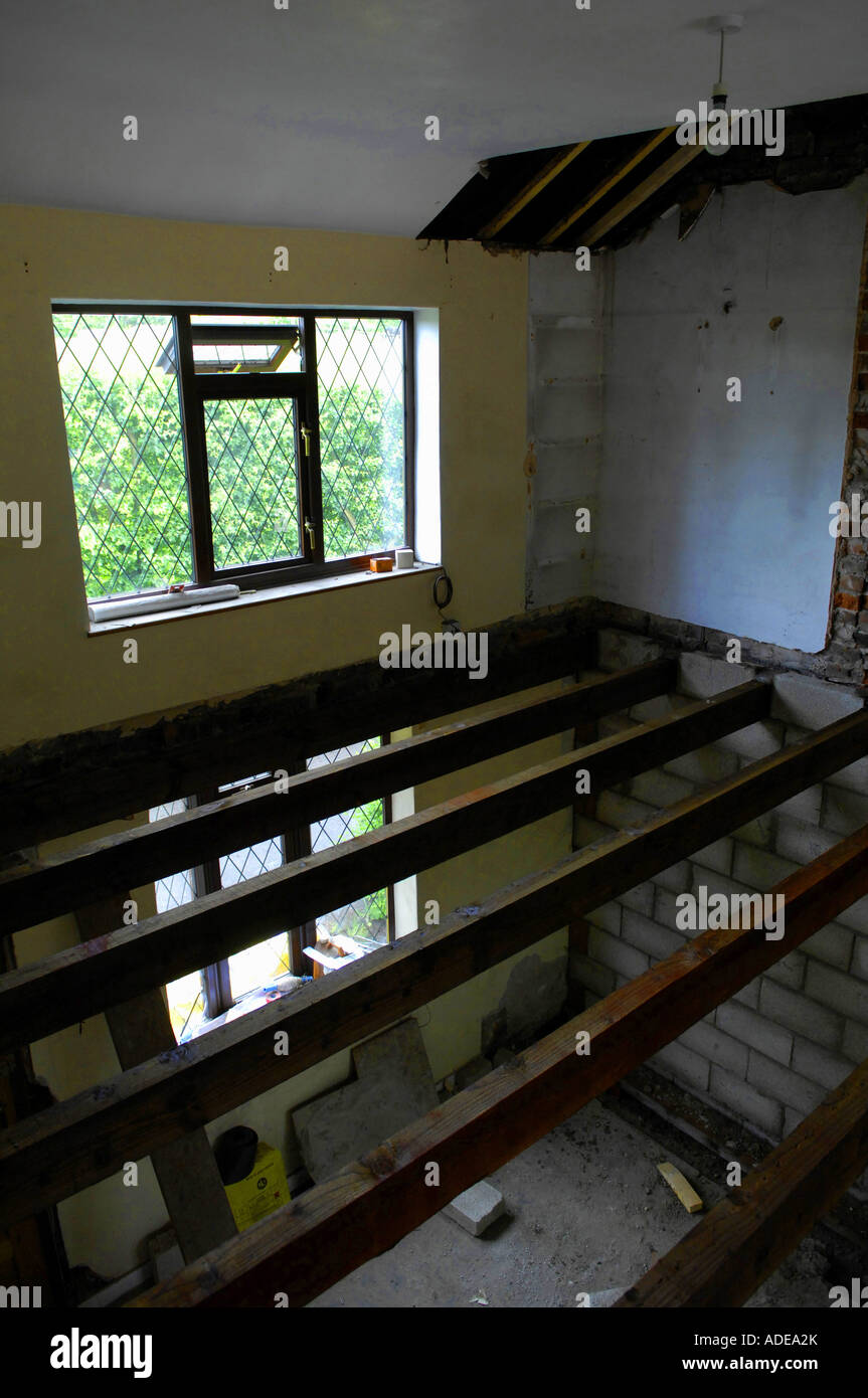 interior room property development house being renovated Stock Photo ...