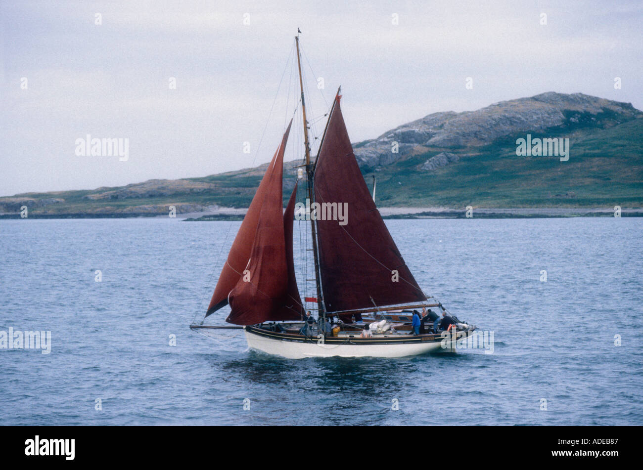 The 1875 Bristol Pilot Cutter Madcap sailing off Howth Dublin Ireland Stock Photo - Alamy