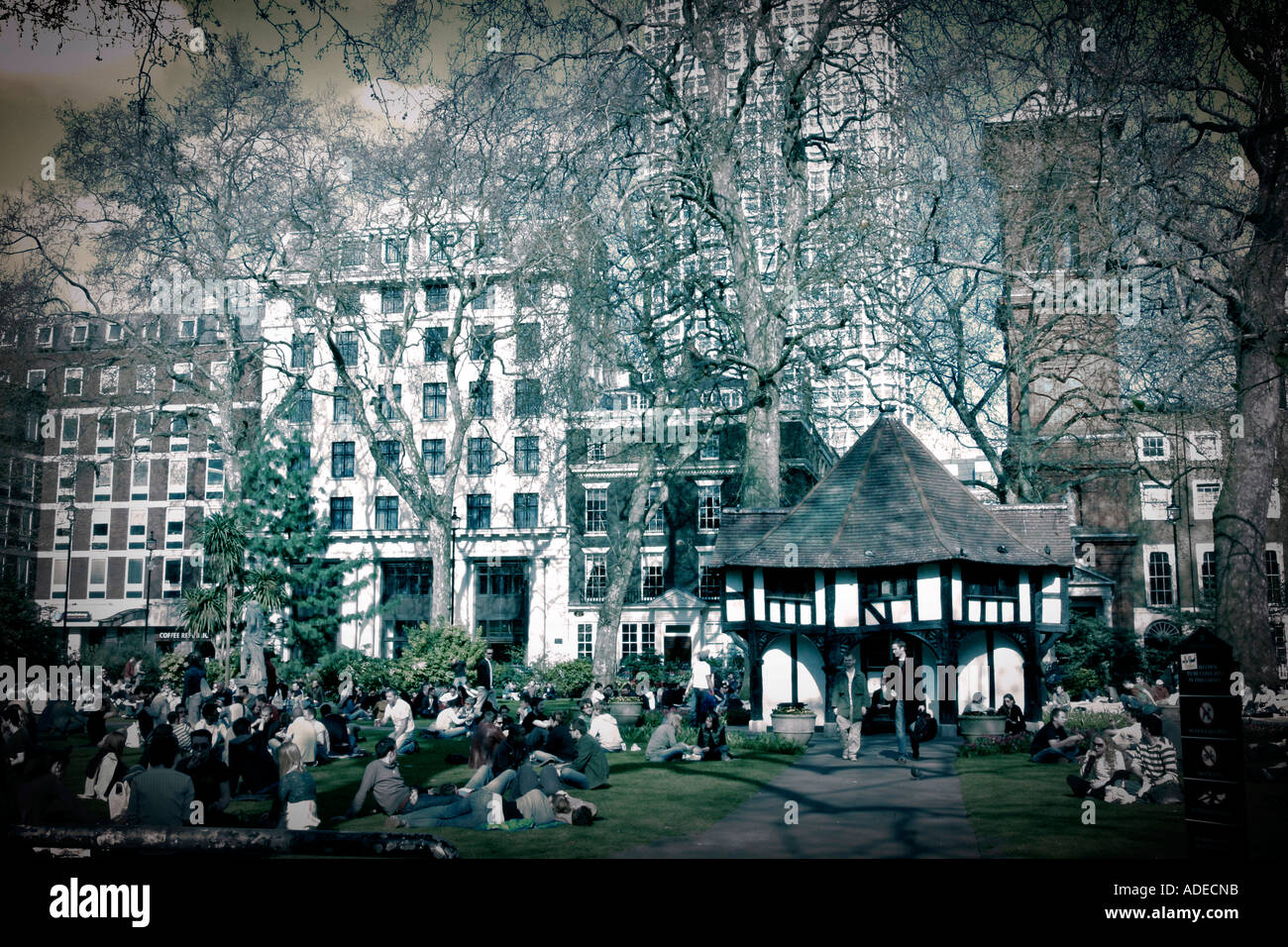 Soho Square, London Stock Photo - Alamy