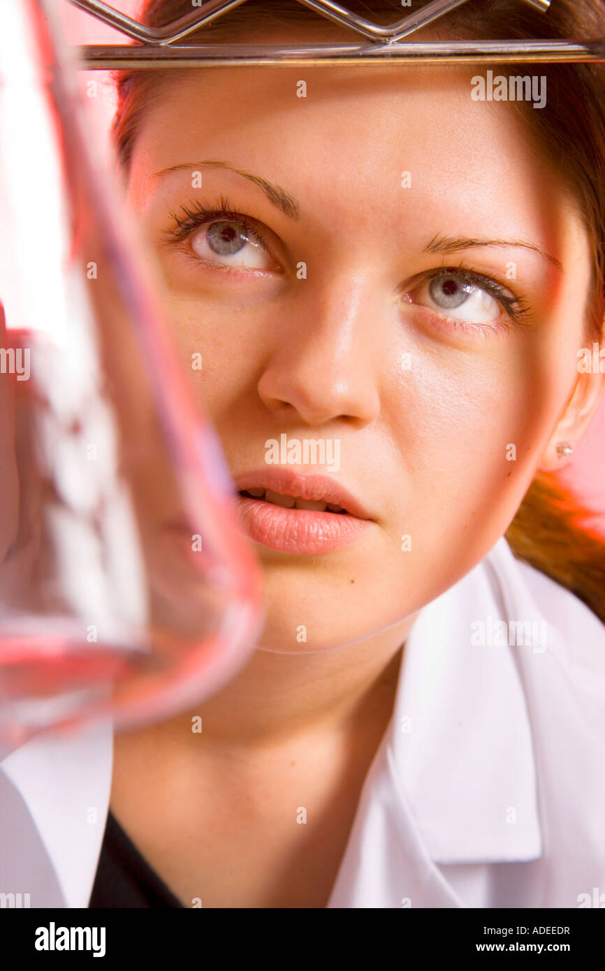 Researcher working in her lab Stock Photo - Alamy