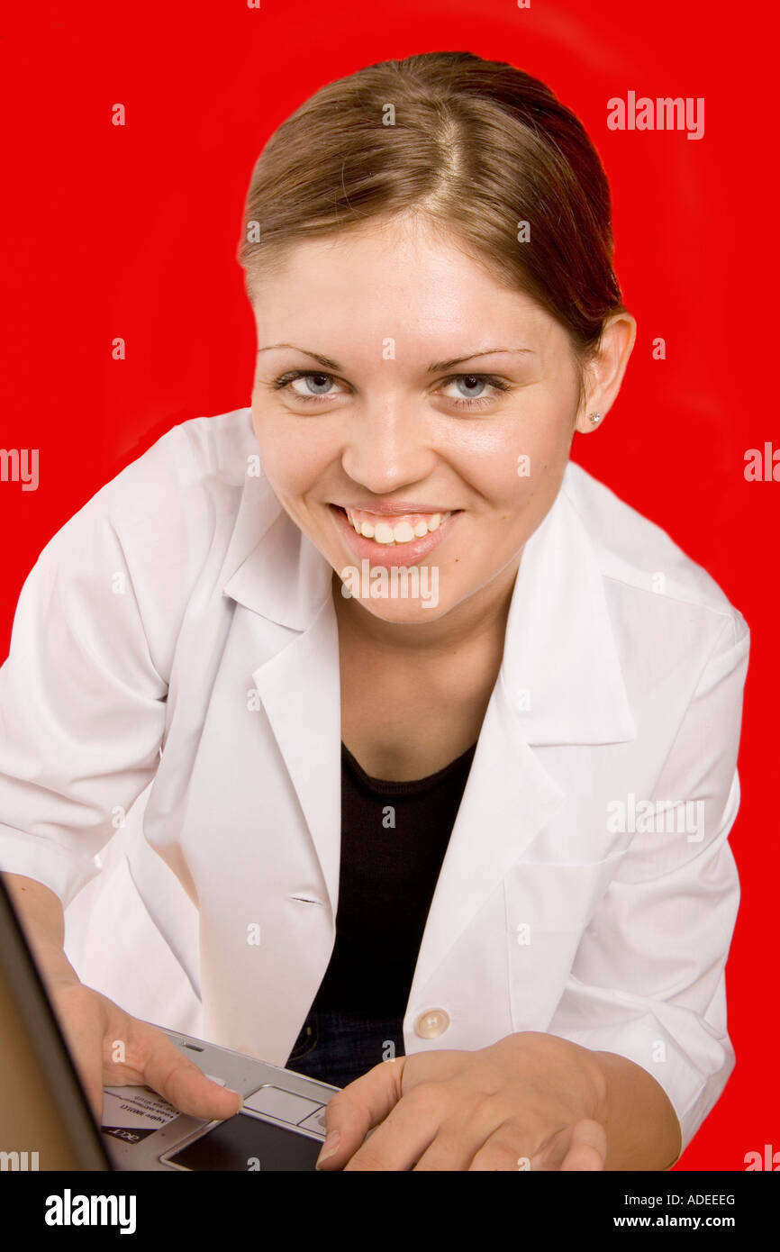 Worker entering data hi-res stock photography and images - Alamy