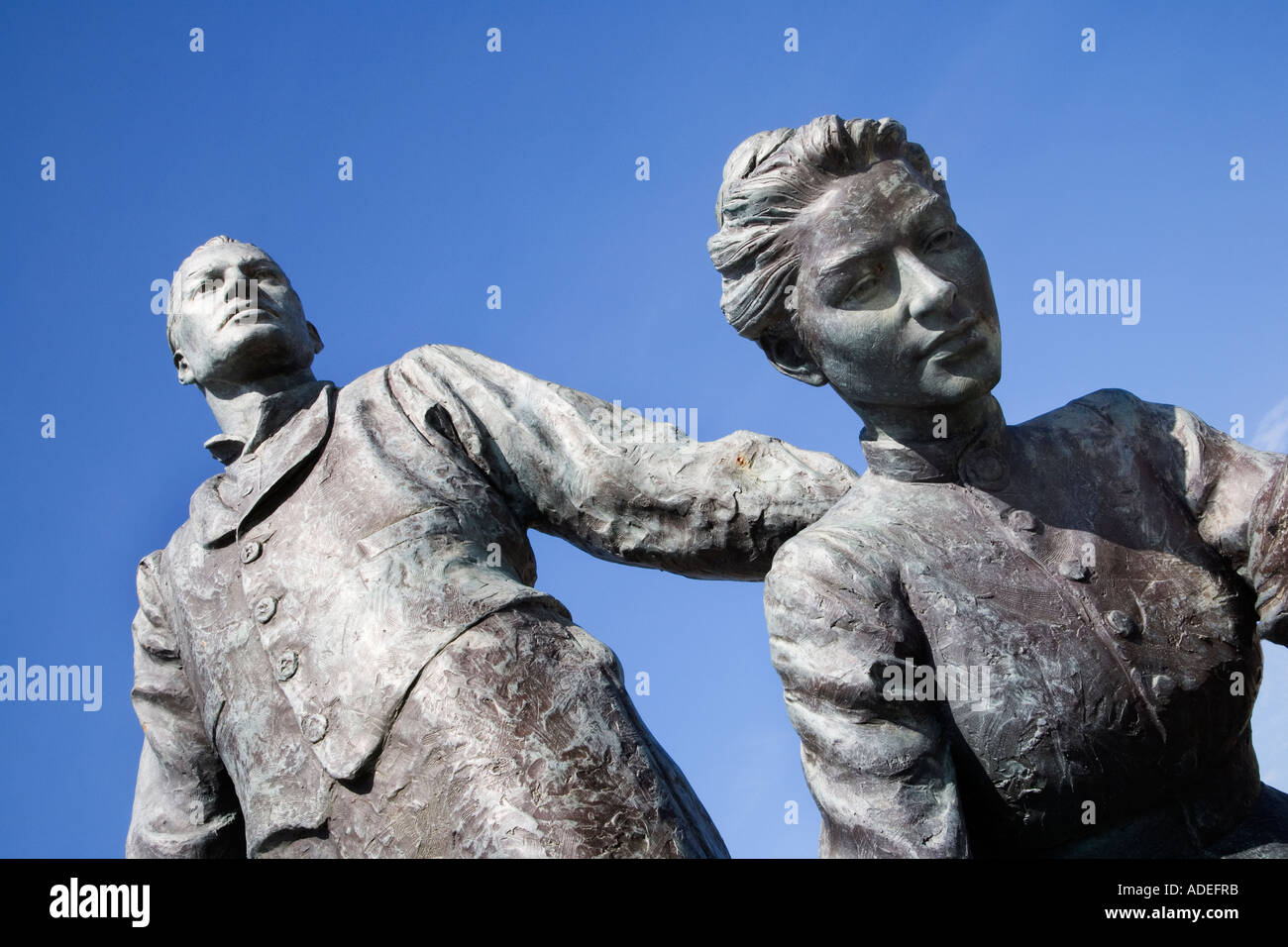Neil Hadlock sculpture on the redeveloped dockside in Hull Yorkshire ...