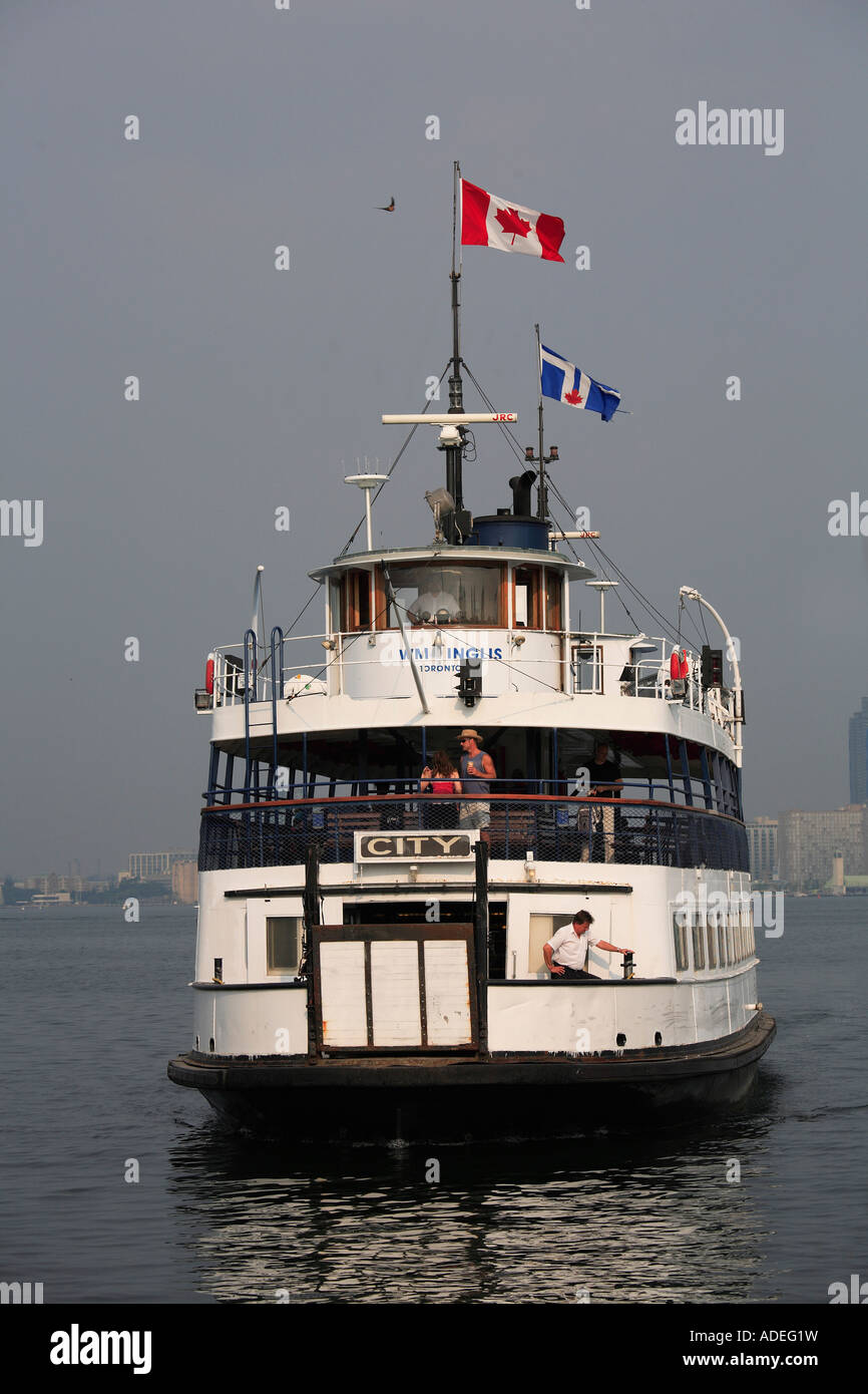 Canada Ontario Toronto Island Ferry Stock Photo - Alamy