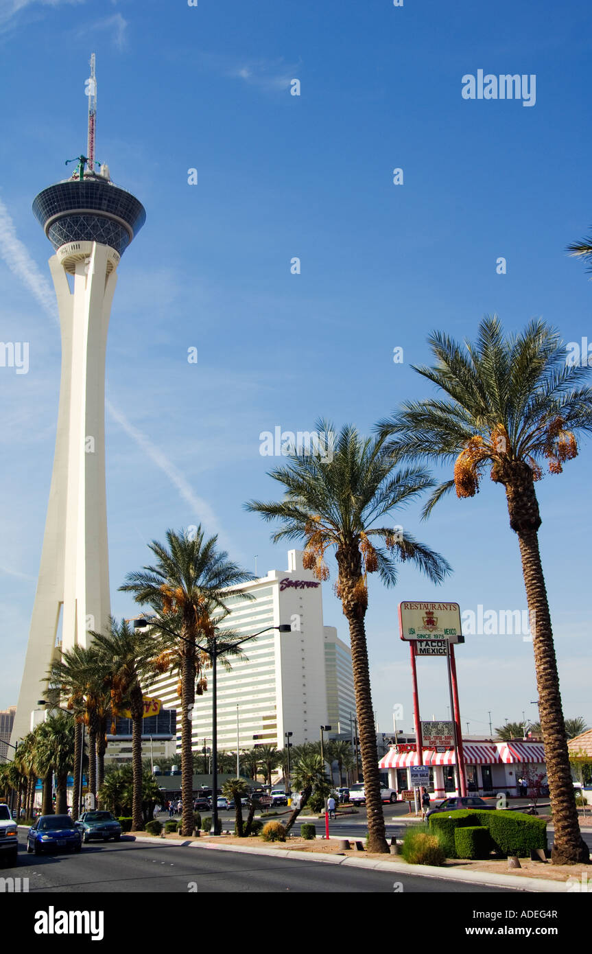 USA Nevada Las Vegas Stratosphere Tower Stock Photo - Alamy