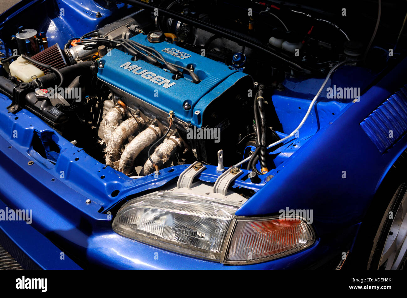 Racing car engine close up Stock Photo - Alamy