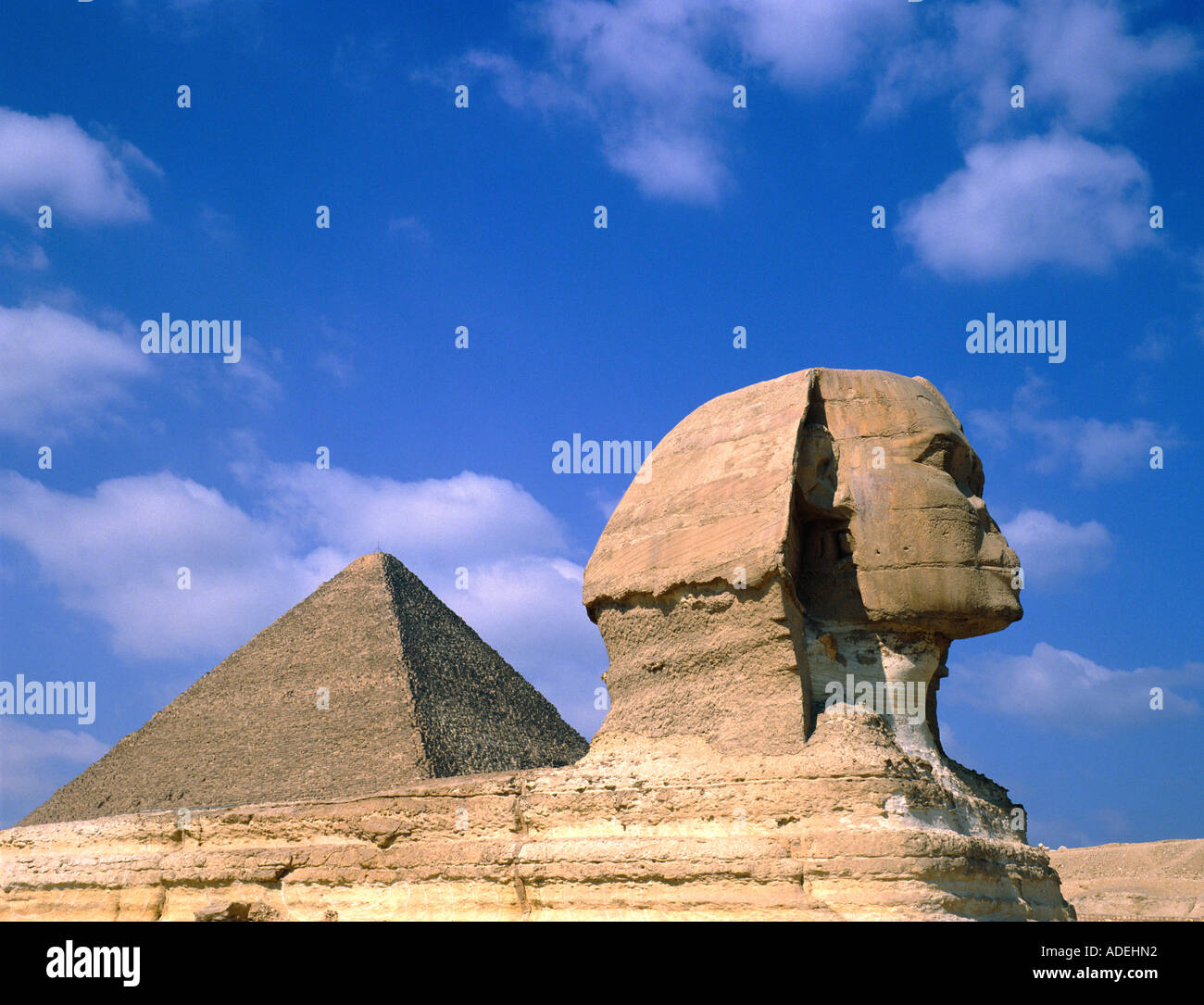 Egypt. Giza. Pyramid & Sphinx Stock Photo - Alamy