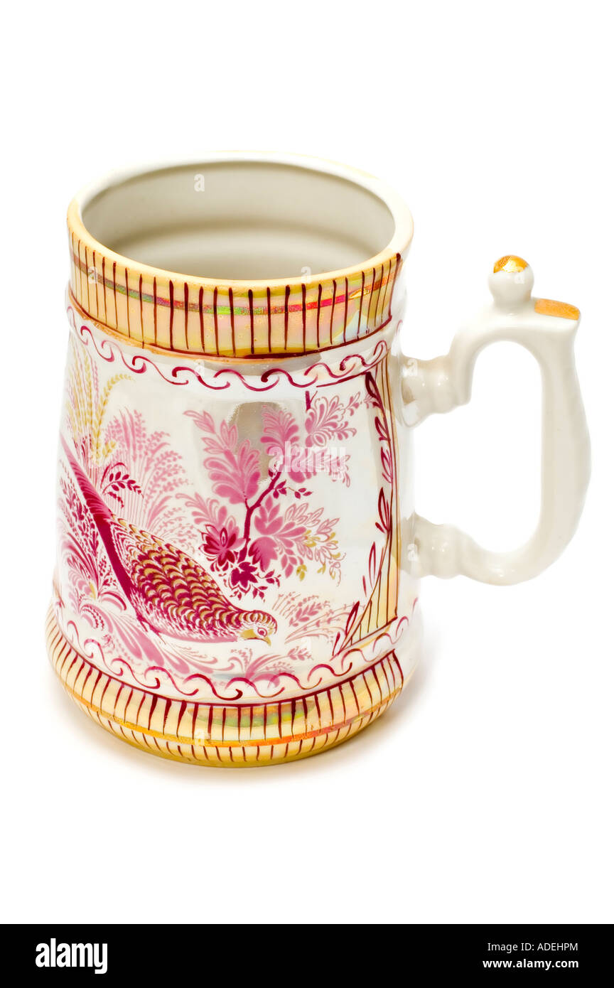 series object on white isolated big mug Stock Photo - Alamy