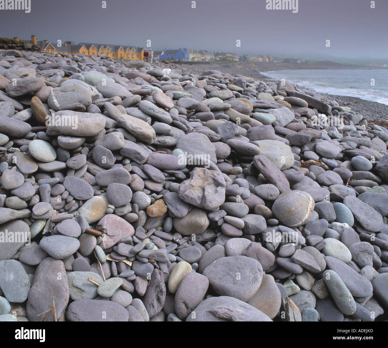 Ireland. County Kerry. Waterville pebble beach Stock Photo - Alamy