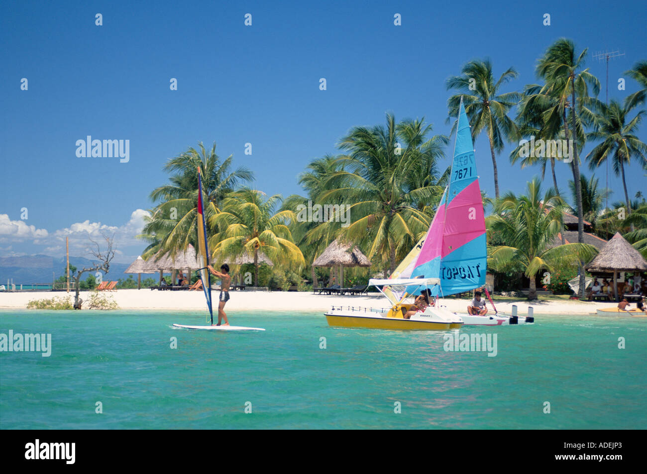 Philippines. Cebu. Badian Beach resort Stock Photo - Alamy