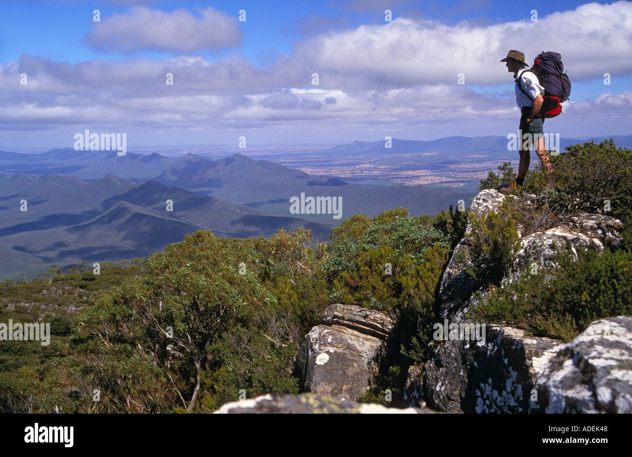 Major Mitchell Plateau with Serra and Mount William Ranges behind ...