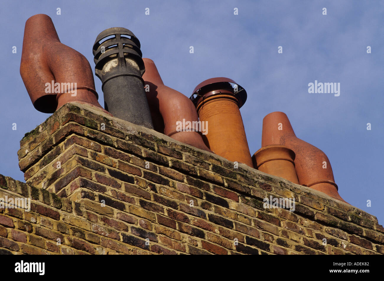 chimney in Hampstead London England UK Stock Photo - Alamy