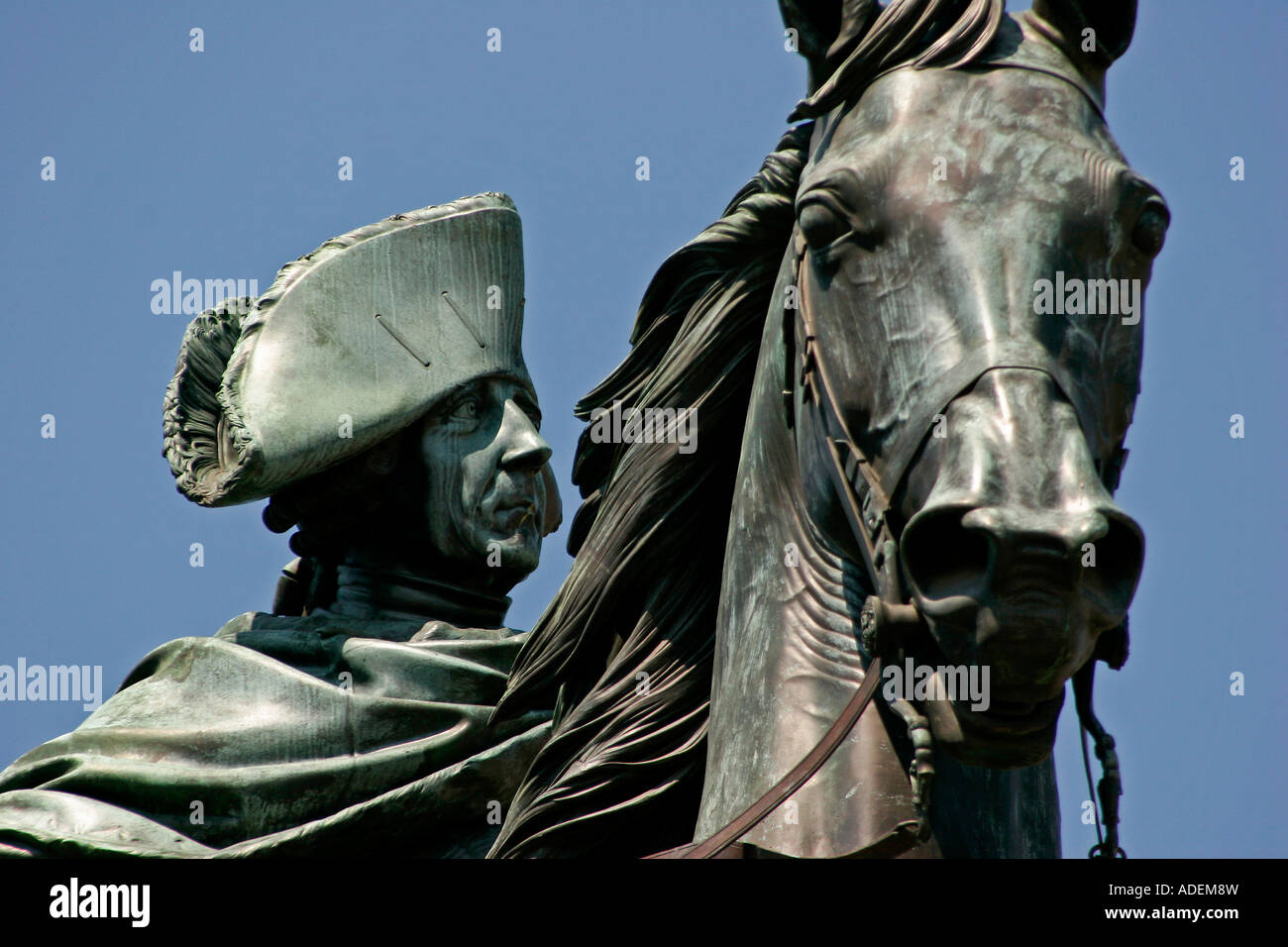statue of prussian king Friedrich Unter den Linden in Berlin Germany ...