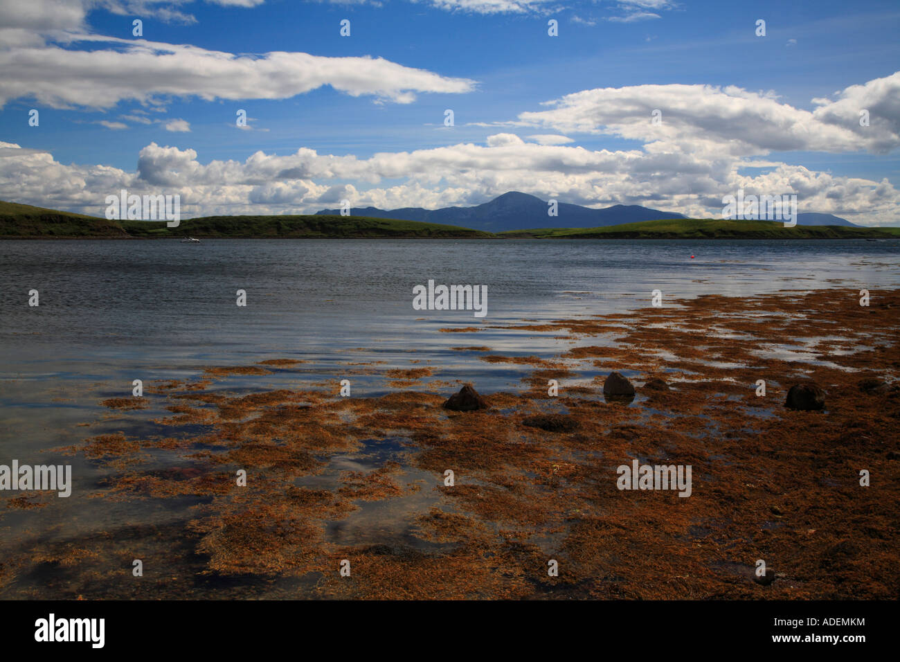 Inishbiggle and Slievmore, Achill Island from Tallagh, Ballycroy ...