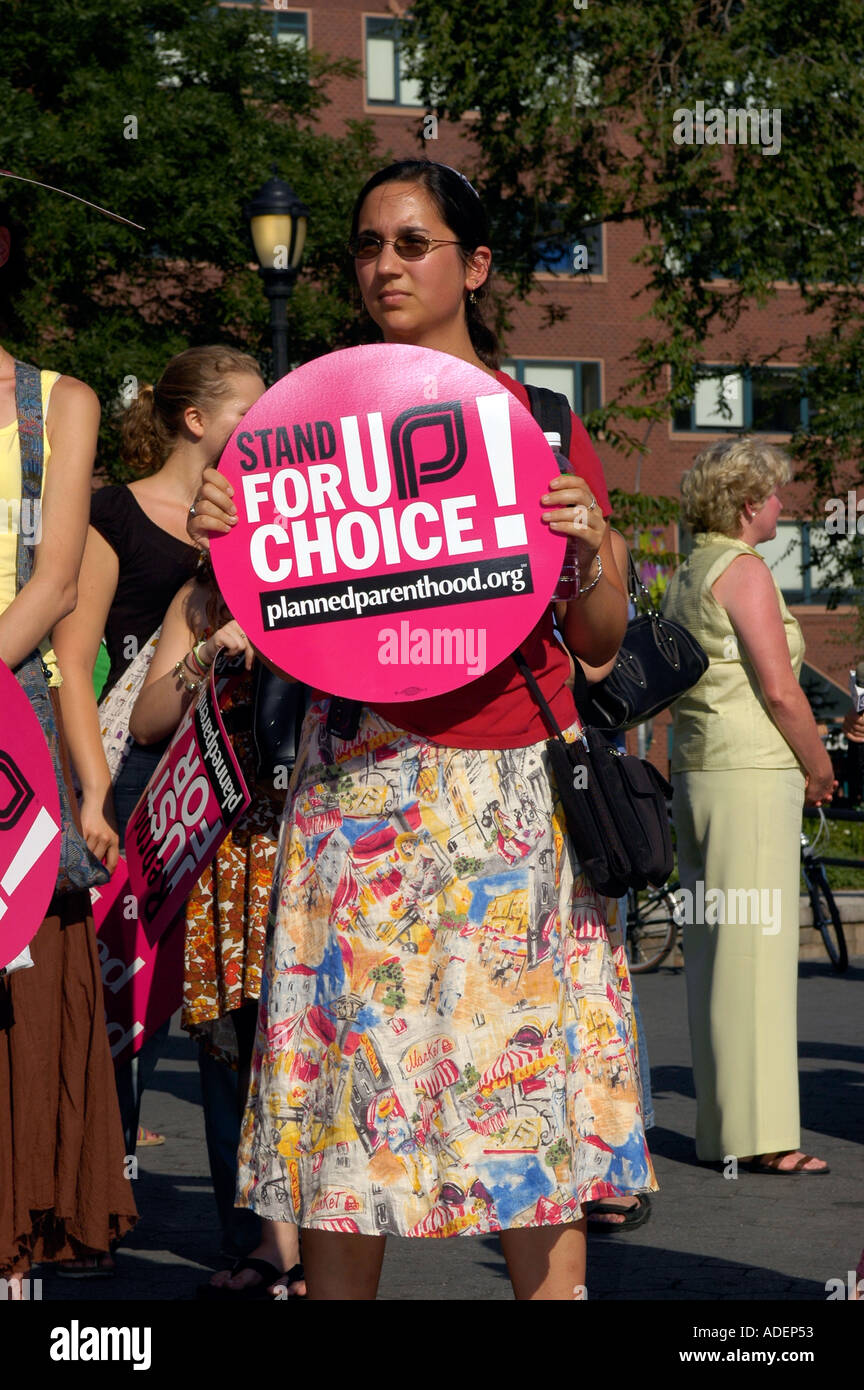 Pro choice activists gather in Union Square Park in New York to protest ...