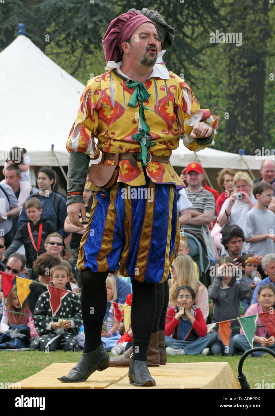 St Jude's jugglers Lion Rampant medieval display society Stock Photo ...