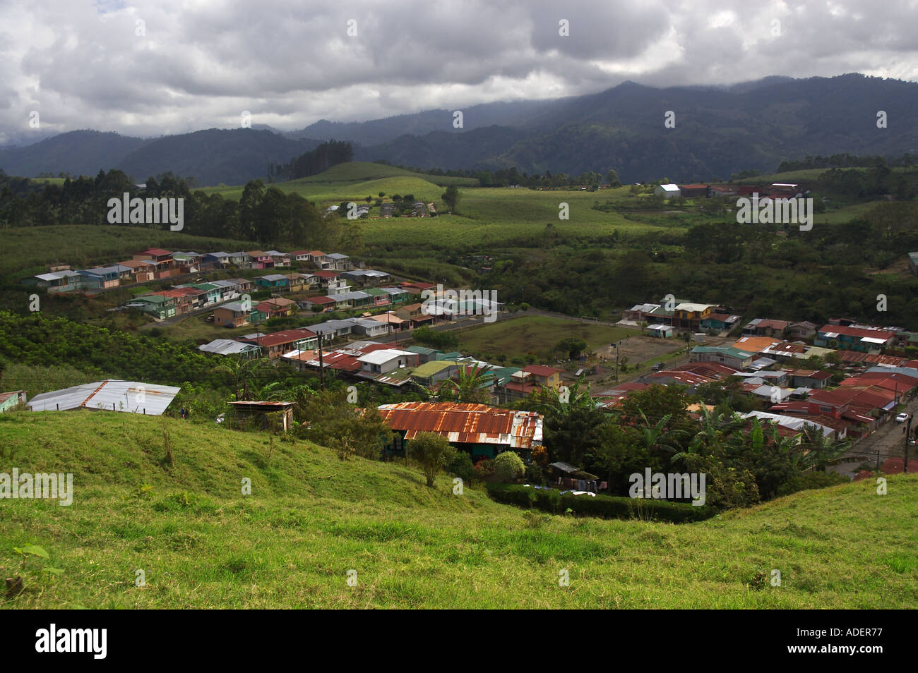 rural village Costa Rica Stock Photo - Alamy