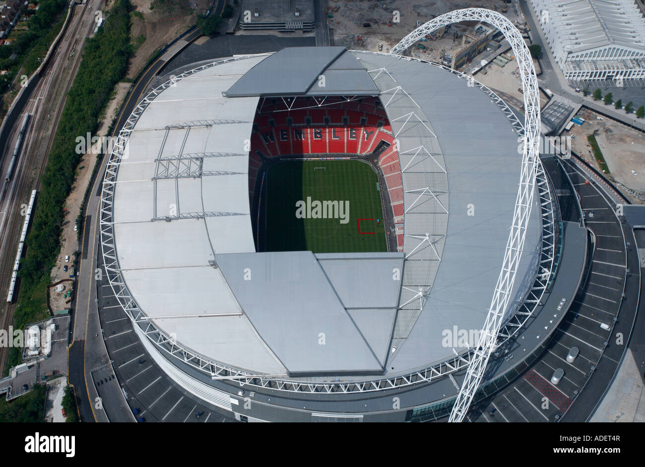 Wembley stadium aerial hi-res stock photography and images - Alamy