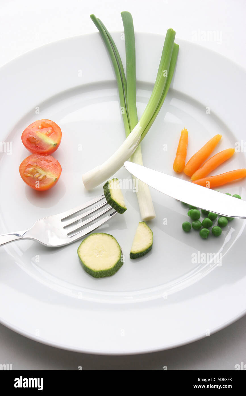 plate of vegetables Stock Photo - Alamy