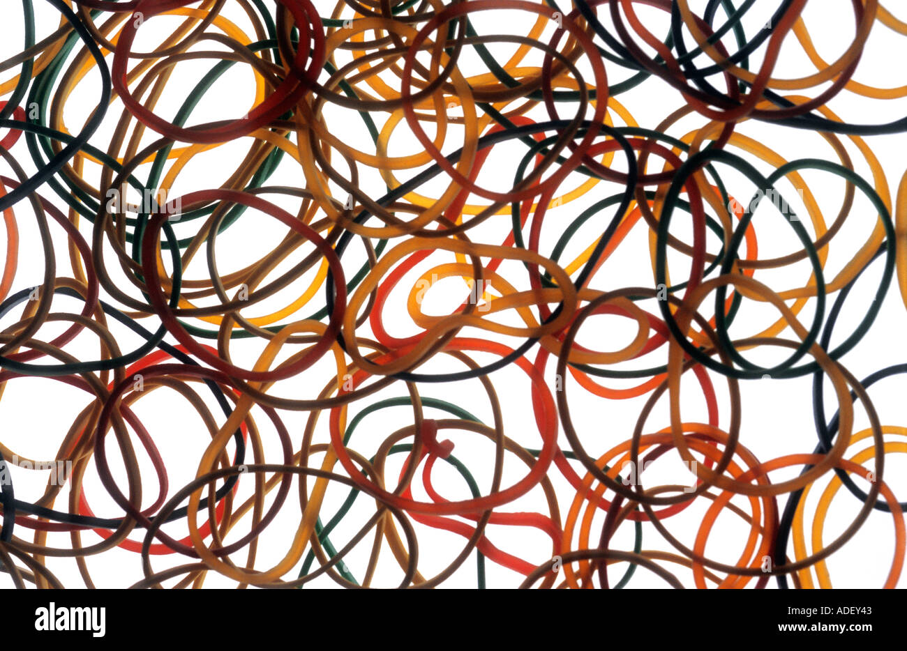 Rubber bands backgrounds hi-res stock photography and images - Alamy