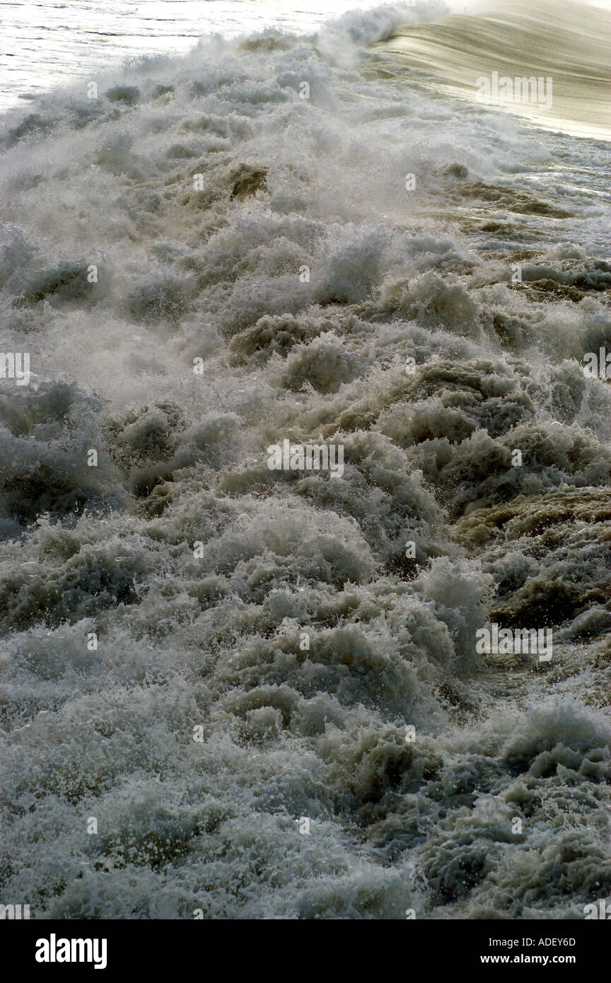 breaking wave white water Stock Photo - Alamy